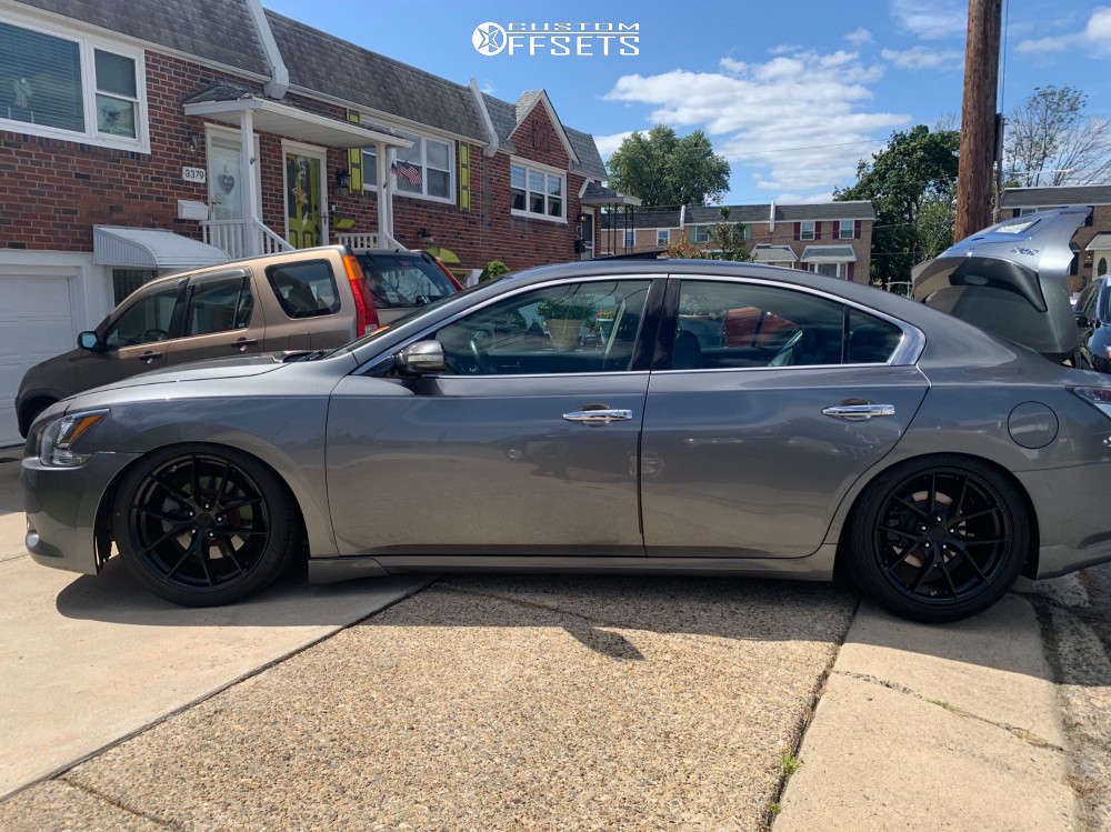 2014 Nissan Maxima with 19x9 35 Aodhan Aff7 and 245/35R19 General ...