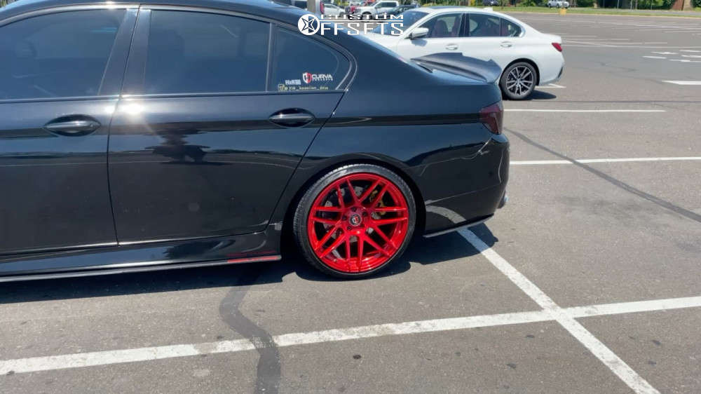 2013 BMW 535i with 20x9.5 33 Curva C300 and 225/30R20 Nankang Ns-2R and ...