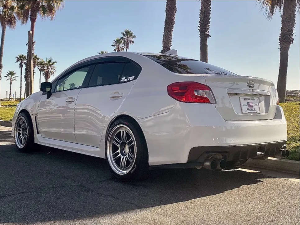2015 Subaru WRX with 18x10 36 XXR 552 and 275/35R18 Federal SS595 and ...