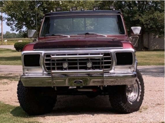 1979 Ford F-150 with 15x10 -25 Weld Racing Typhoon and 35/12.5R15 ...