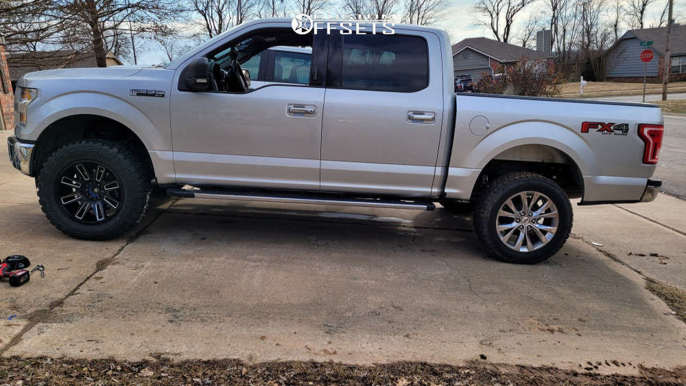 2015 Ford F-150 with 20x9 1 Ultra Armageddon and 295/60R20 Kanati Mud Hog and Suspension Lift 2. ...
