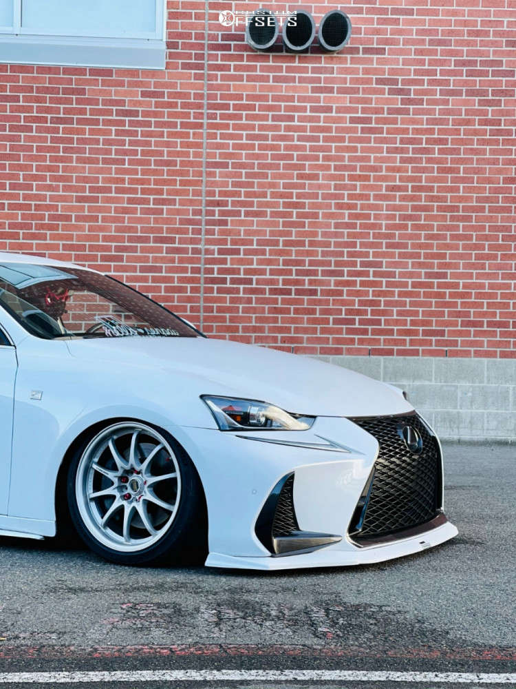2019 Lexus IS300 with 18x8.5 25 Volk Ce28n and 225/40R18 Michelin Pilot ...