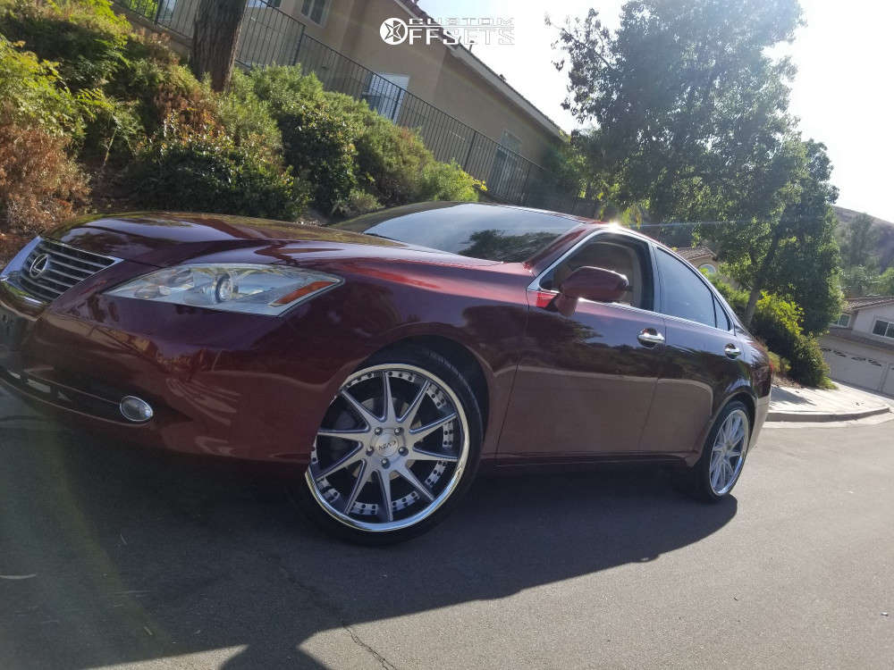 2008 Lexus ES350 with 20x9 35 Azad Az23 and 245/35R20 Kumho Ecsta PA51 ...