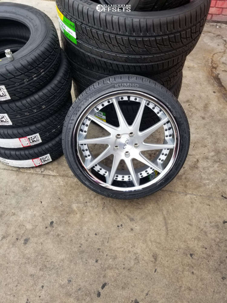 2008 Lexus ES350 with 20x9 35 Azad Az23 and 245/35R20 Kumho Ecsta PA51 ...