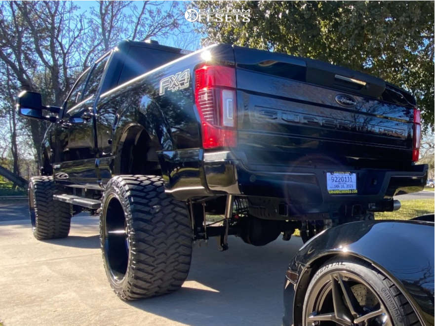 2020 Ford F-250 Super Duty with 24x14 -76 Tuff T2a and 375/40R24 Nitto ...