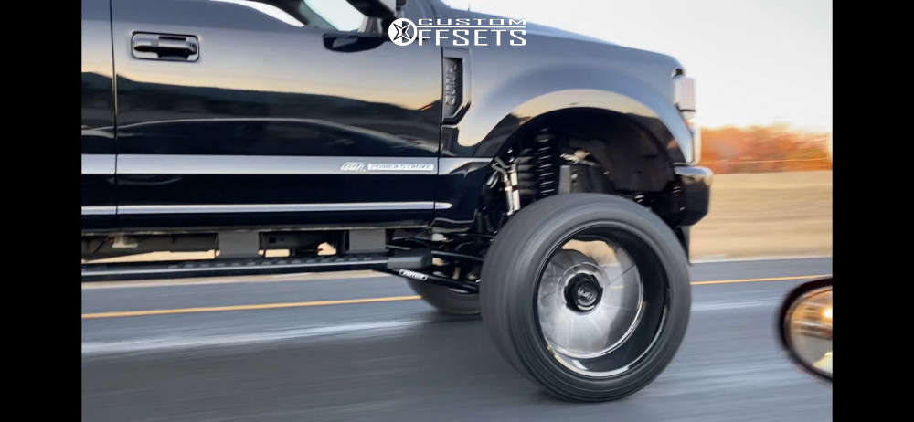 2020 Ford F-250 Super Duty with 24x14 -76 Tuff T2a and 375/40R24 Nitto ...