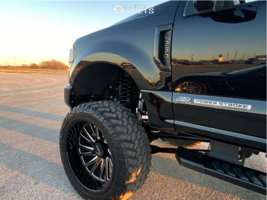 2020 Ford F-250 Super Duty with 24x14 -76 Tuff T2a and 375/40R24 Nitto ...
