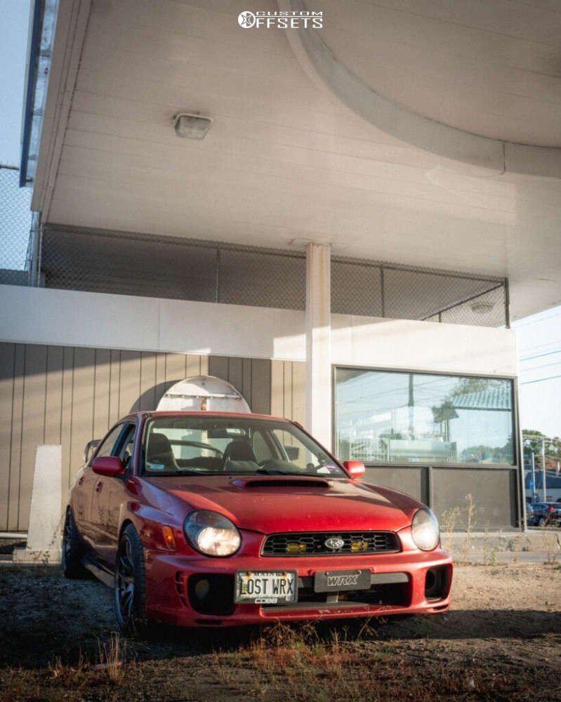 2002 Subaru WRX Wheel Offset Poke Coilovers | 1445099 | Custom Offsets