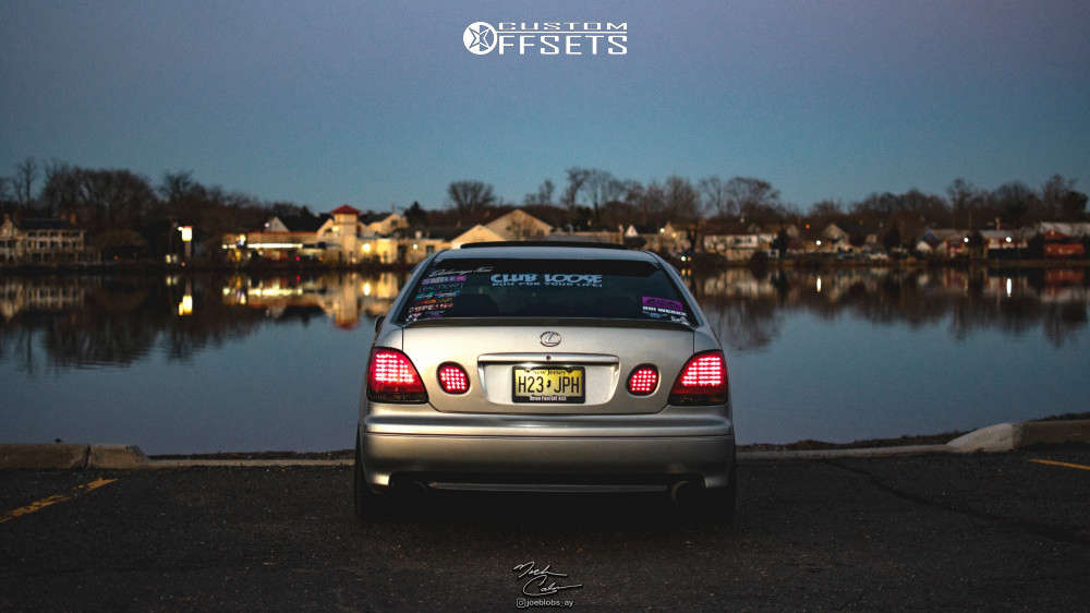 2001 Lexus GS300 with 18x8.5 30 ESR Sr05 and 225/40R18 Achilles 2233 ...