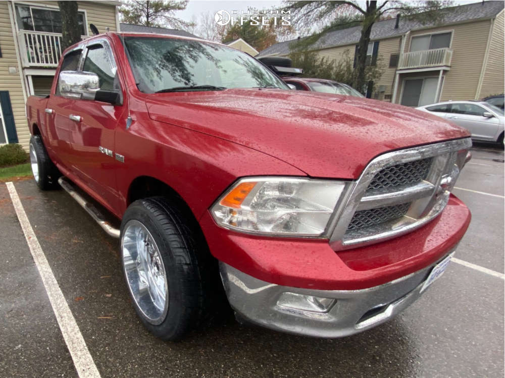 2009 Dodge Ram 1500 with 22x12 -44 RBP Forged 87R and 33/12.5R22 ...