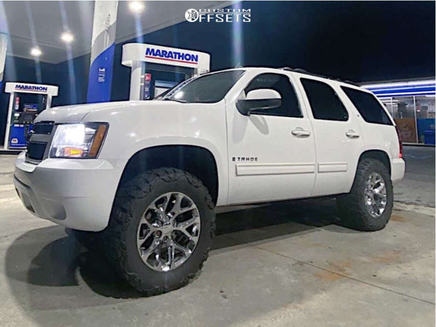2009 Chevrolet Tahoe with 20x9 27 Factory Reproductions Fr59 and 35/12 ...