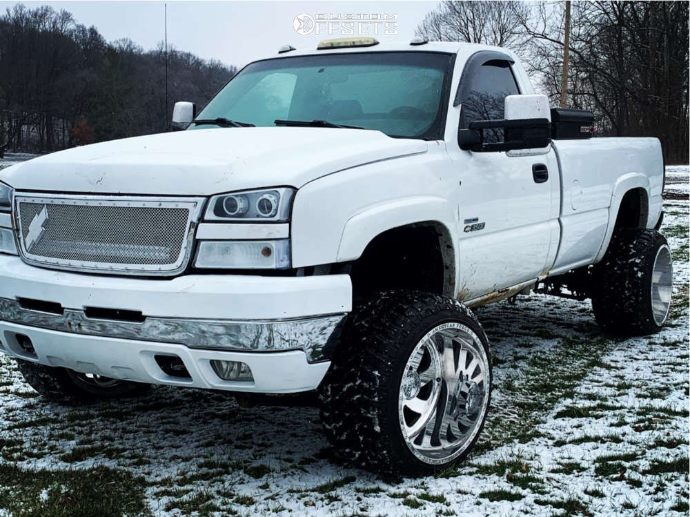 2003 Chevrolet Silverado 2500 HD with 22x16 -101 American Force Spade ...
