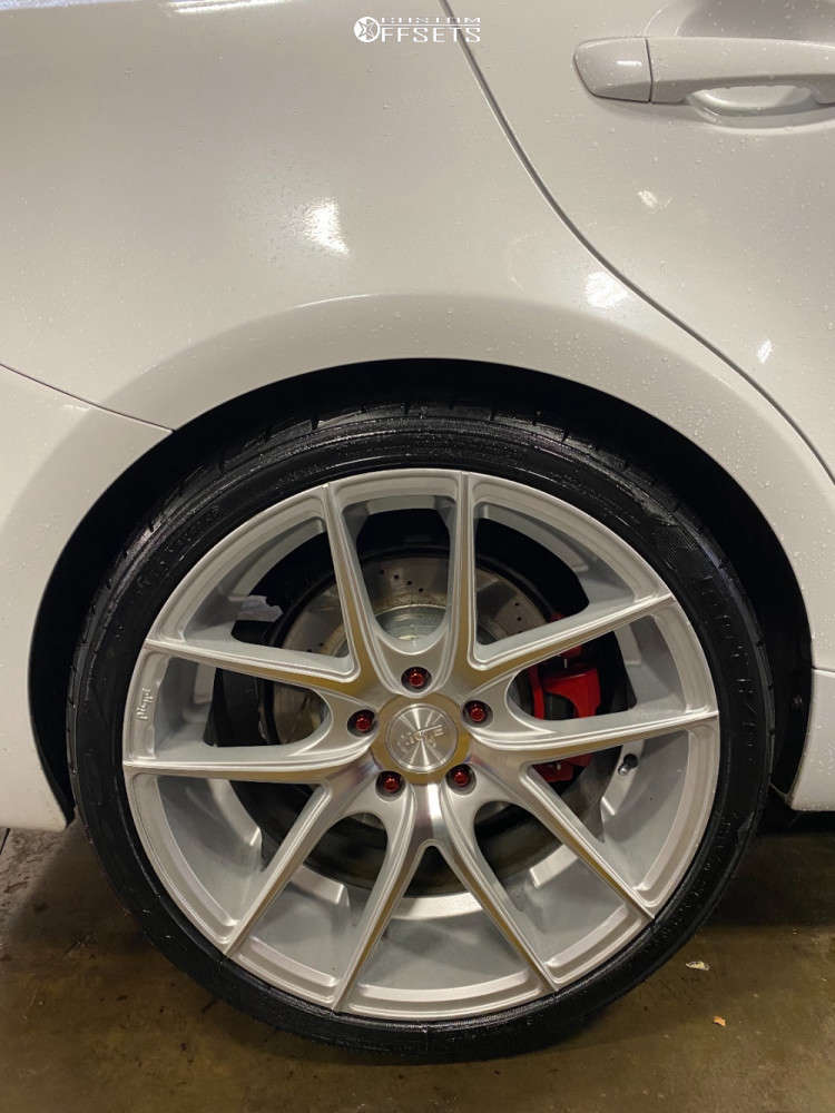 2015 Lexus IS350 with 19x8.5 35 Niche Targa and 245/35R19 Nitto Motivo ...