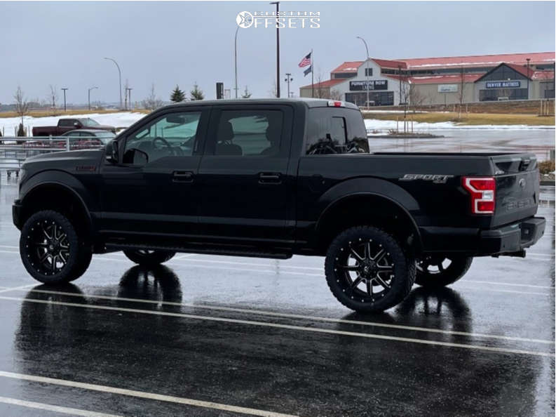 2018 Ford Explorer Sport with 22x10 -25 Fuel Maverick and 33/12.5R22 ...