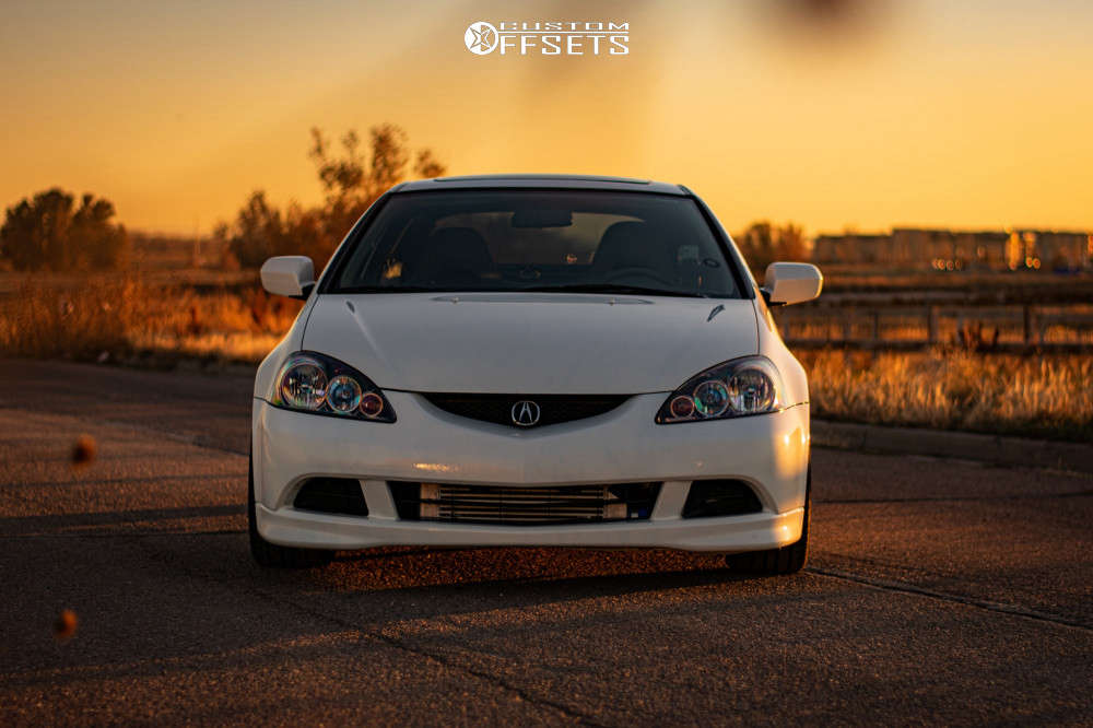 2006 Acura RSX with 17x8 35 VMS V-Star and 235/45R17 Achilles ATR Sport ...