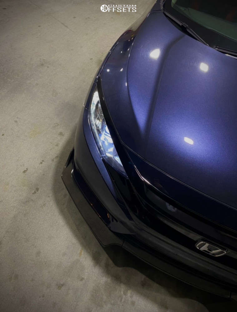 2016 Honda Civic with 18x8 40 Liquid Metal Shift and 235/40R18 Barum ...