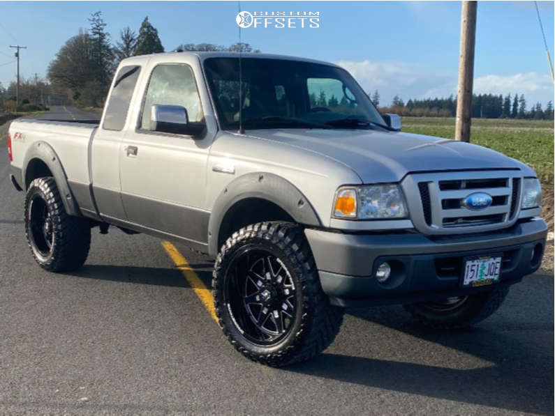 2008 Ford Ranger with 20x10 -25 Dropstars 655bm and 33/12.5R20 Atturo ...