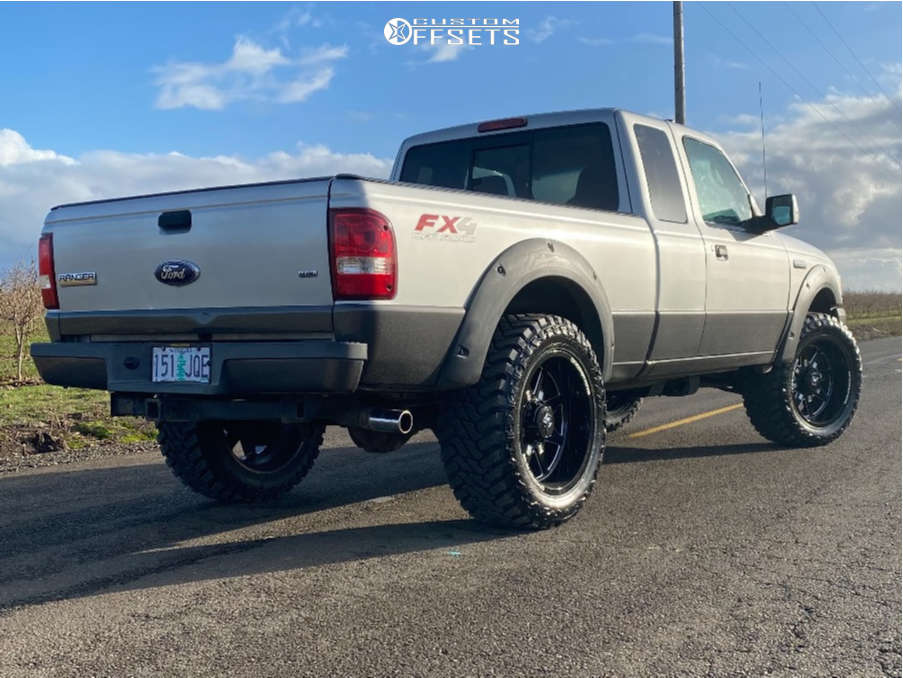 2008 Ford Ranger with 20x10 -25 Dropstars 655bm and 33/12.5R20 Atturo ...