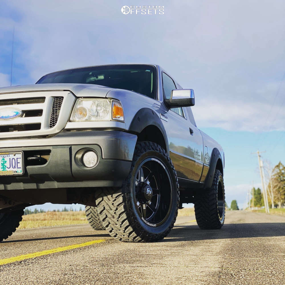 2008 Ford Ranger with 20x10 -25 Dropstars 655bm and 33/12.5R20 Atturo ...