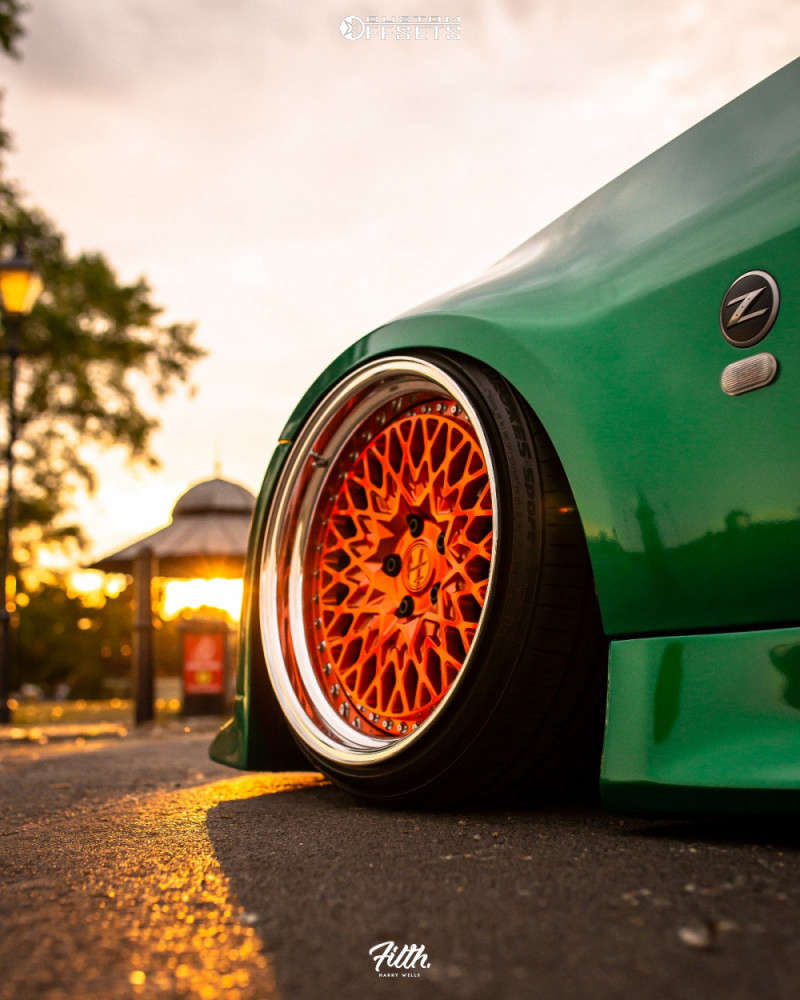 2008 Nissan 350Z with 19x10.5 0 Work Grand Seeker Ccx and 235/35R19 ...