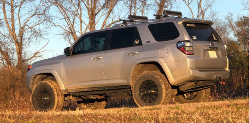 2017 Toyota 4Runner with 17x9 -12 Fuel Vapor and 33/12.5R17 Toyo Tires ...
