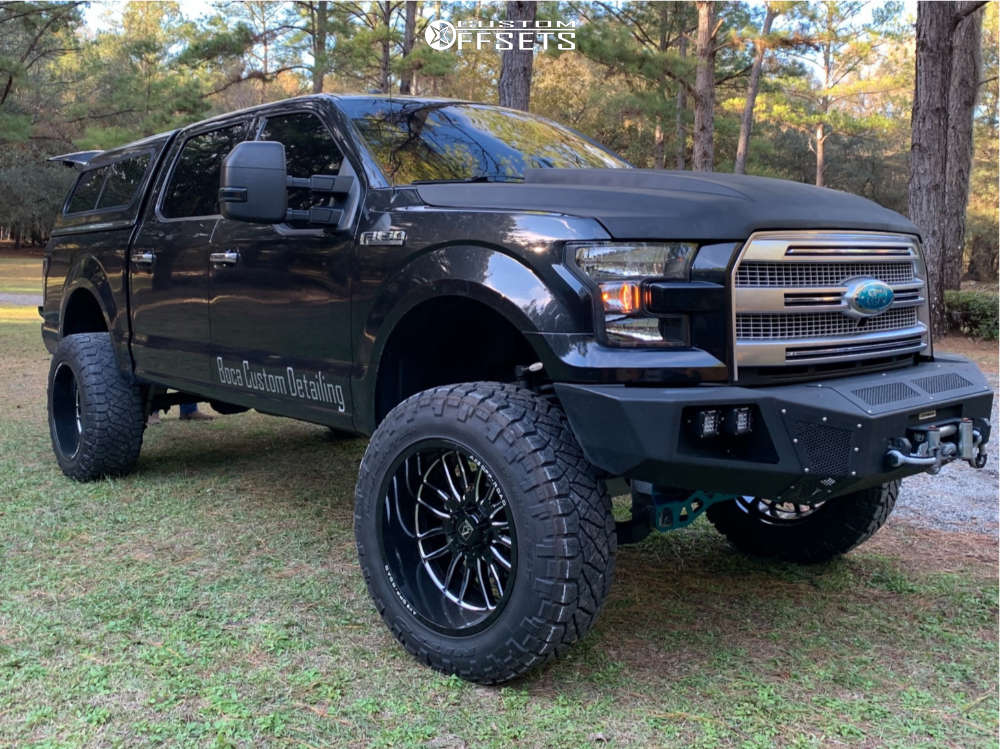 2015 Ford F-150 with 22x12 -44 Axe Offroad Hades and 37/12.5R22 Nitto ...