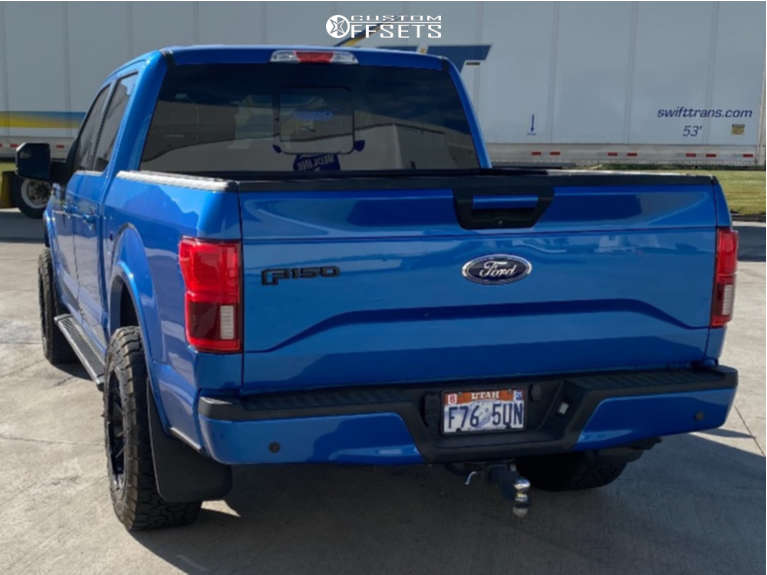 2016 Ford F-150 with 20x10 -18 Fuel Rebel and 285/55R20 AMP Pro At and ...