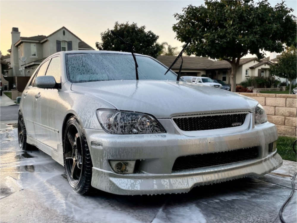 2001 Lexus IS300 with 18x8.5 42 Tenzo R Tracer V.1 and 225/35R18 ...