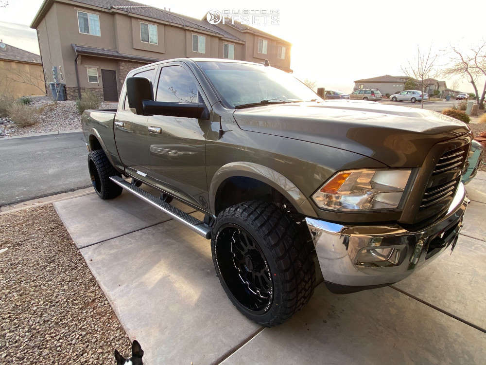 2014 Ram 2500 with 24x12 -44 Ultra Xtreme X111 and 35/12.5R24 Road One ...
