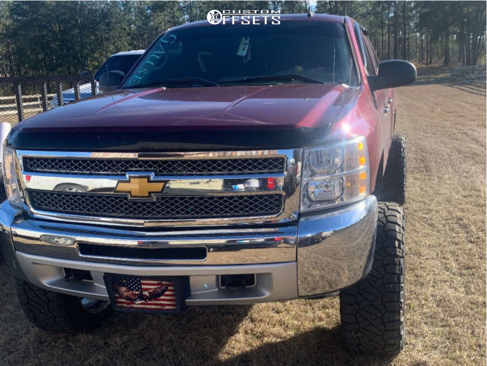 2013 Chevrolet Silverado 1500 with 22x12 -44 Tuff T2a and 35/12.5R22 ...