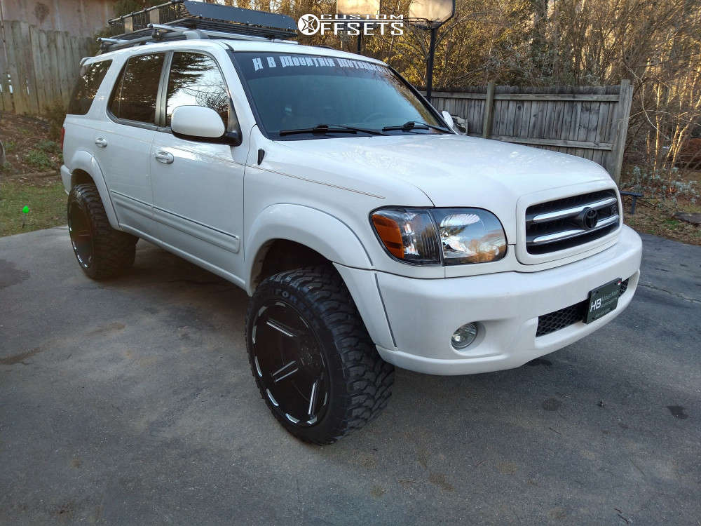 2004 Toyota Sequoia with 22x12 -44 V-Rock Ambush X and 33/12.5R22 ...
