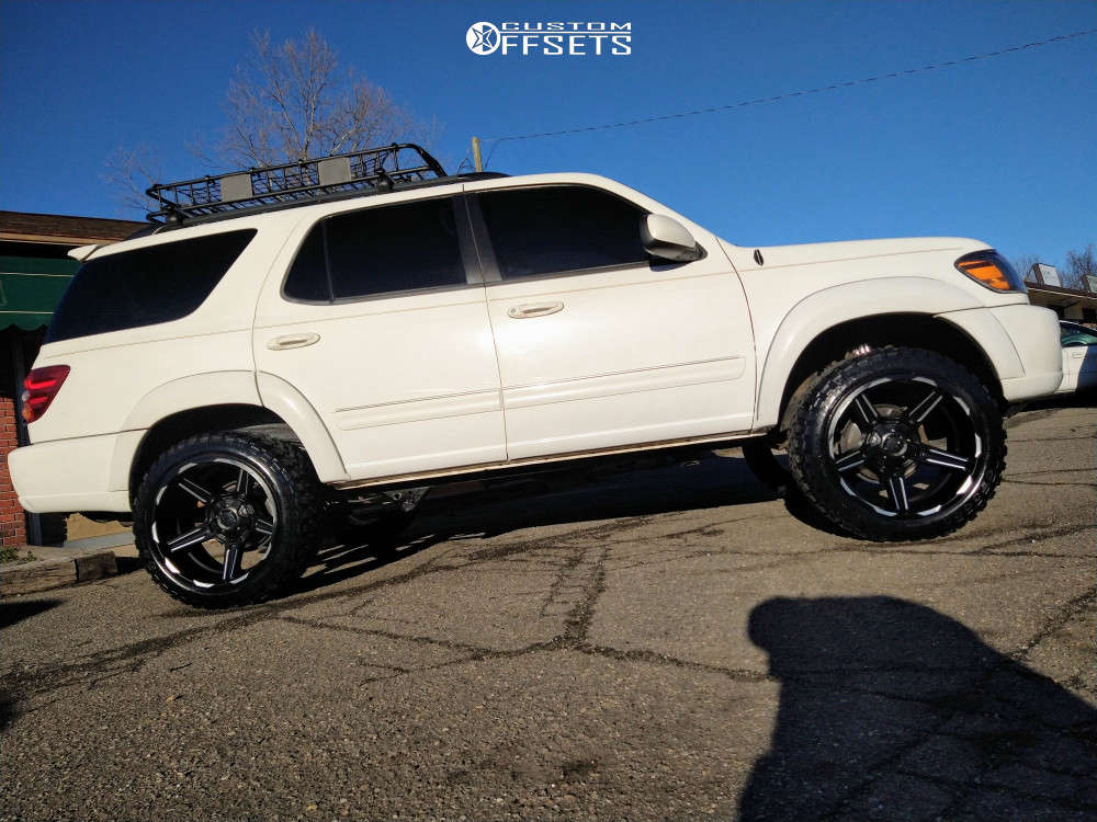 2004 Toyota Sequoia with 22x12 -44 V-Rock Ambush X and 33/12.5R22 ...