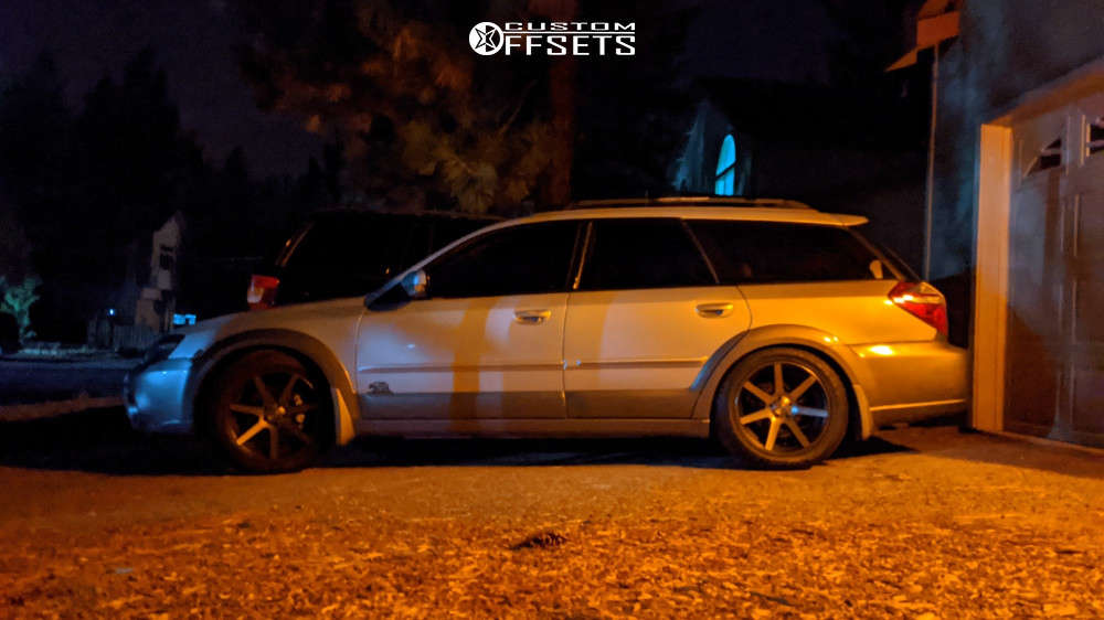 2005 Subaru Outback with 17x8 40 Niche Verona and 225/45R17 Firestone ...