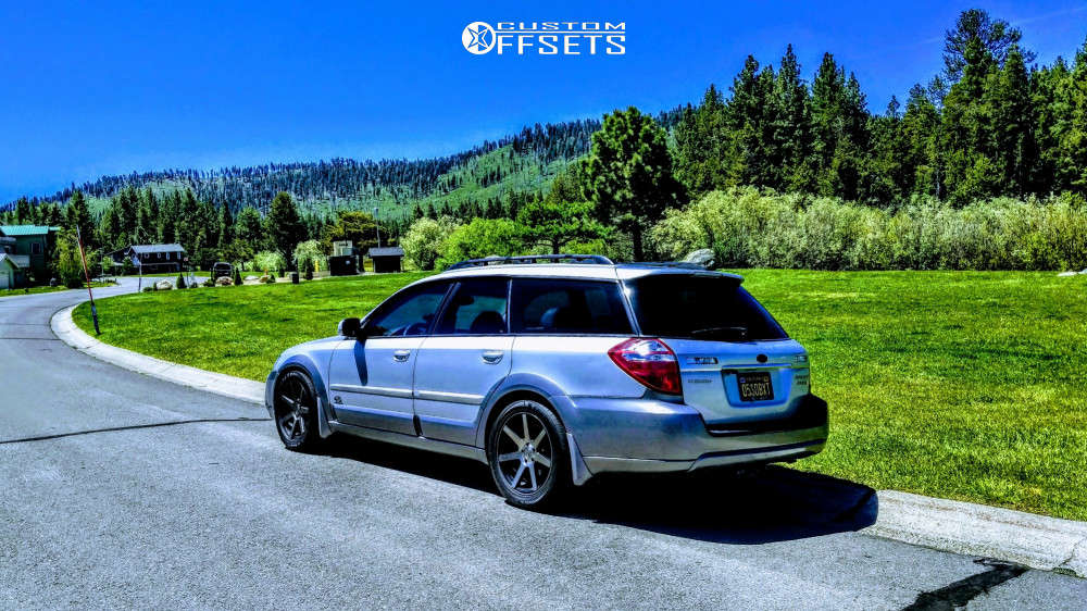 2005 Subaru Outback with 17x8 40 Niche Verona and 225/45R17 Firestone ...