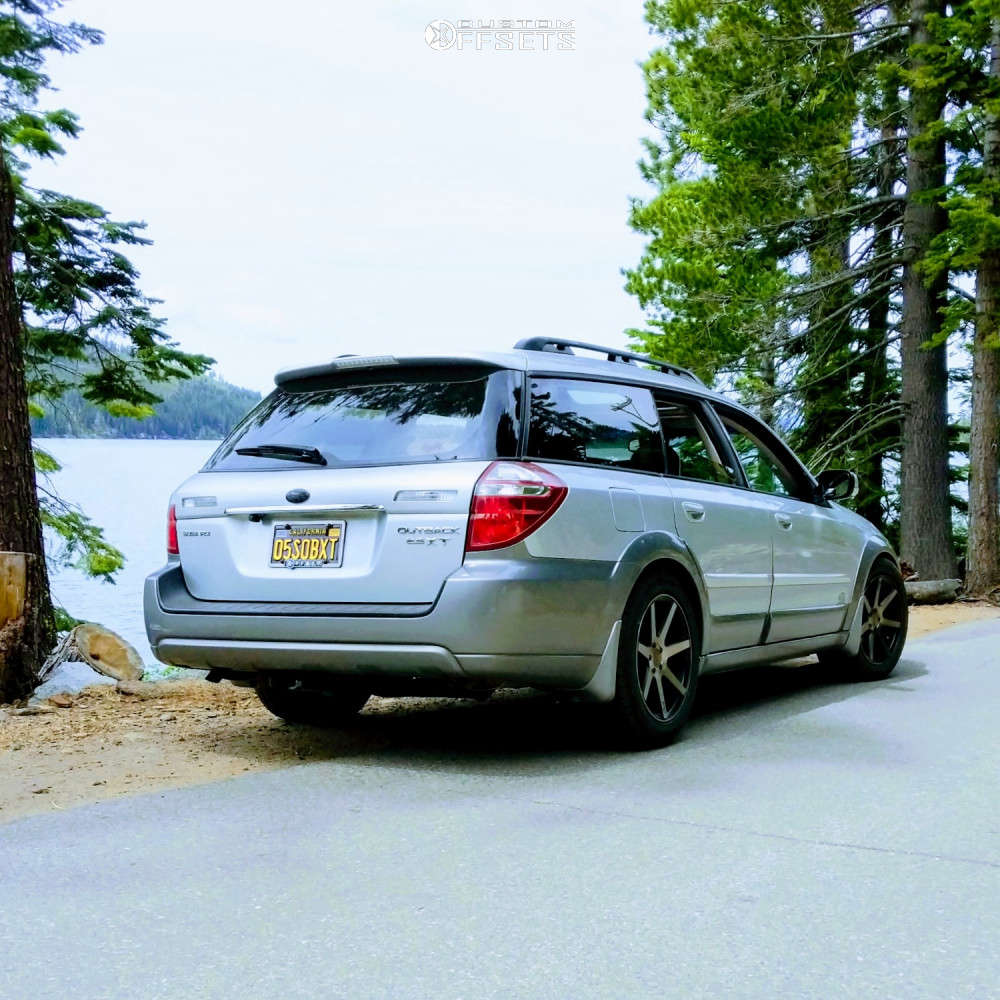 2005 Subaru Outback with 17x8 40 Niche Verona and 225/45R17 Firestone ...