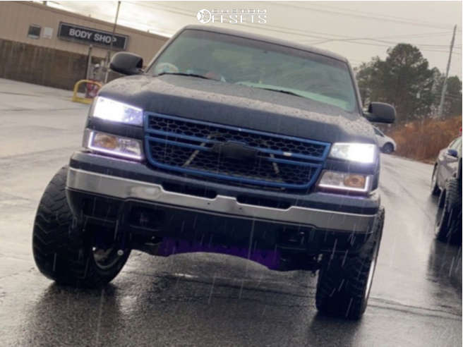 2006 Chevrolet Silverado 1500 with 14x12 -44 XF Forged Xfx-302 and 35/ ...
