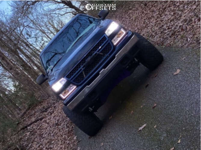 2006 Chevrolet Silverado 1500 with 14x12 -44 XF Forged Xfx-302 and 35/ ...