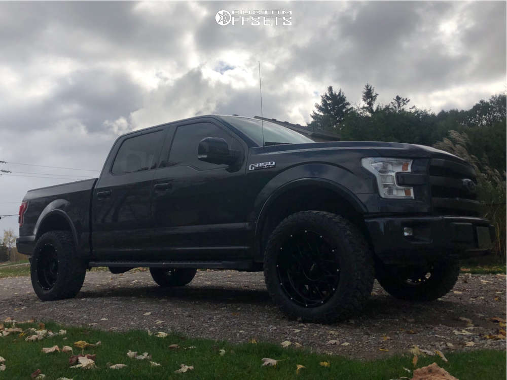 2017 Ford F-150 with 20x10 -25 Vision Rocker and 33/12.5R20 AMP Terrain ...