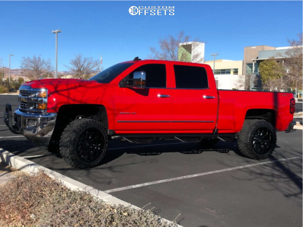 2019 Chevrolet Silverado 3500 HD with 22x12 -44 RBP 74r and 35/12.5R22 ...