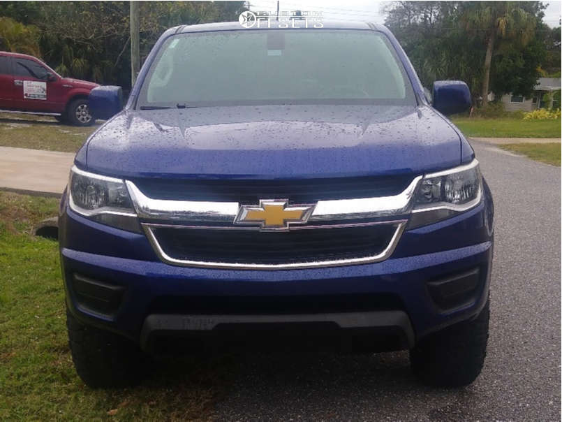 2017 Chevrolet Colorado with 18x9 12 Raceline Hostage and 265/65R18 ...