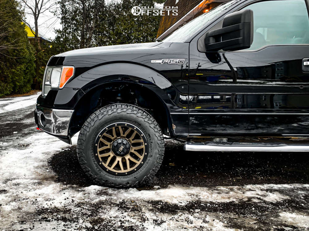 2011 Ford F-150 with 18x9 -15 Fast HD Menace and 275/65R18 Falken ...