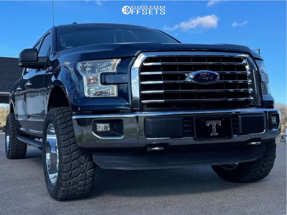 2015 Ford F-150 with 20x10 -25 Vision Spyder and 33/12.5R20 Road One ...