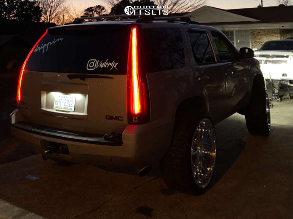 2007 GMC Yukon with 26x14 -73 American Force Spirit Ss and 35/13.5R26 ...