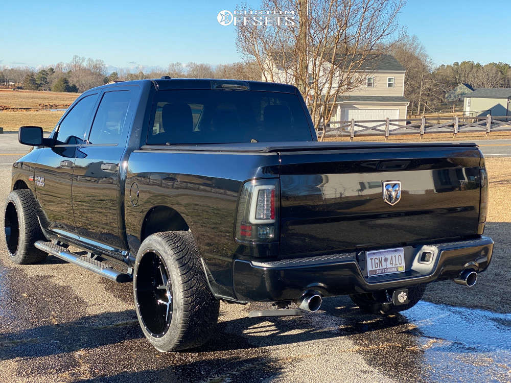 2014 Ram 1500 with 22x12 -51 Vision Sliver and 305/40R22 Atturo Az800 ...