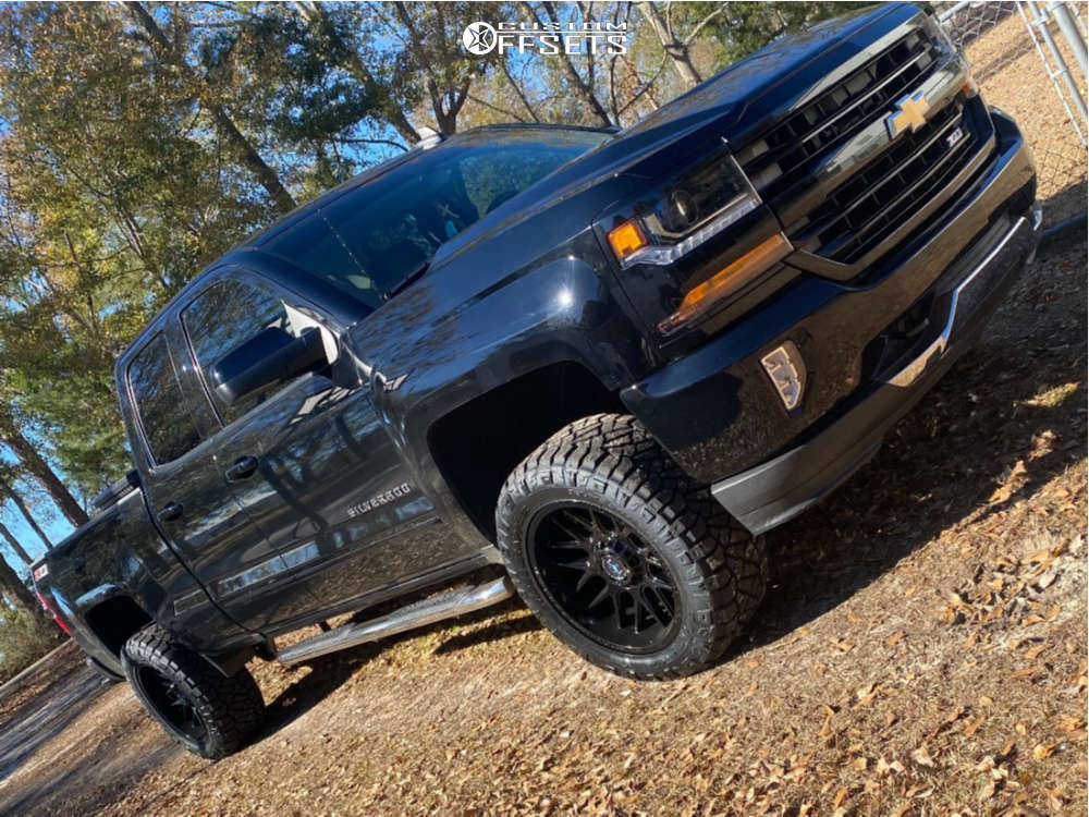 2016 Chevrolet Silverado 1500 with 20x12 -44 Motiv Offroad Magnus and ...
