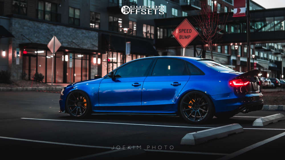 2015 Audi S4 with 20x10 40 Niche Essen and 255/35R20 Cosmo Mucho Macho ...