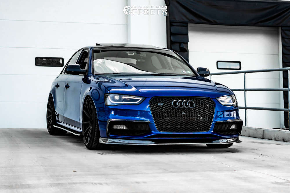 2015 Audi S4 with 20x10 40 Niche Essen and 255/35R20 Cosmo Mucho Macho ...