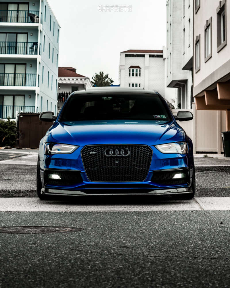 2015 Audi S4 with 20x10 40 Niche Essen and 255/35R20 Cosmo Mucho Macho ...