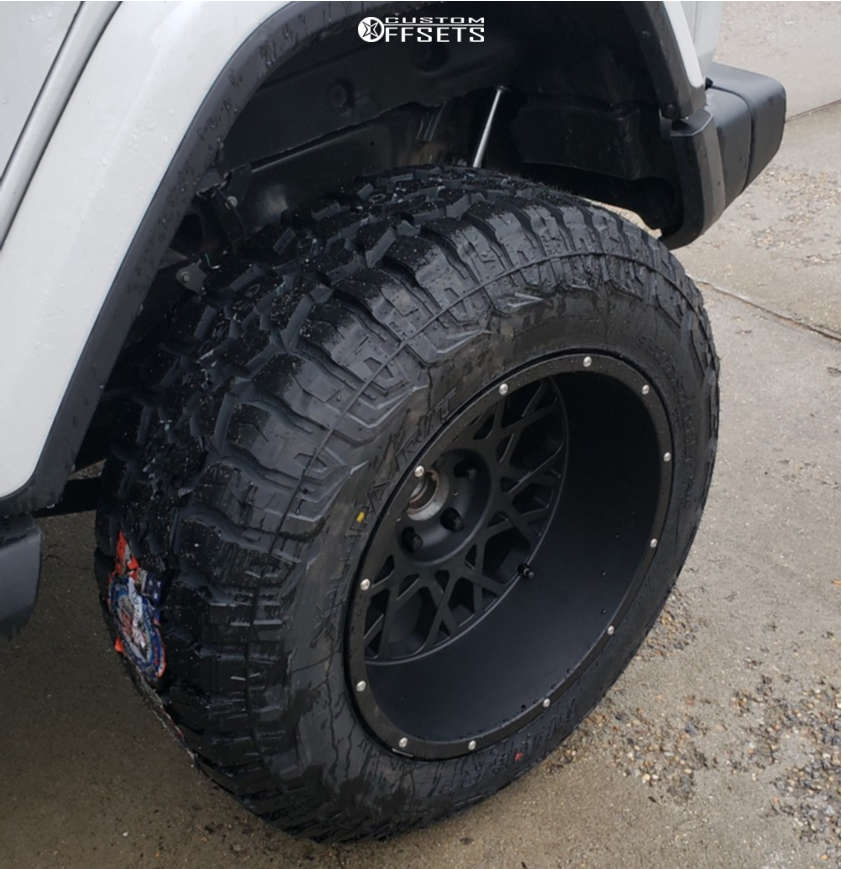 2021 Jeep Wrangler with 20x12 -51 Vision Rocker and 35/12.5R20 Federal ...