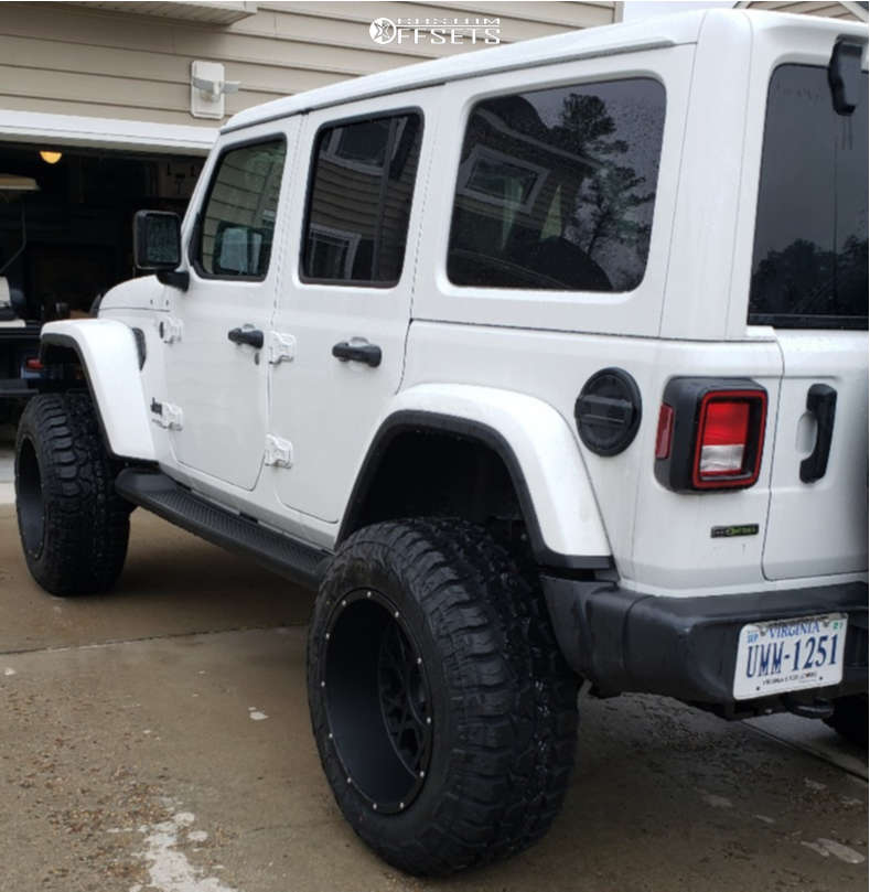 2021 Jeep Wrangler with 20x12 -51 Vision Rocker and 35/12.5R20 Federal ...